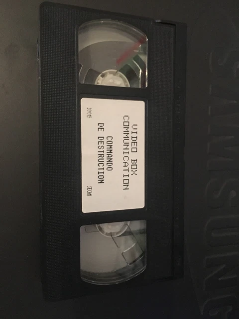 CASSETTE VHS COMMANDO De Destruction James Stewart Vidéo Guerre K7 EUR ...