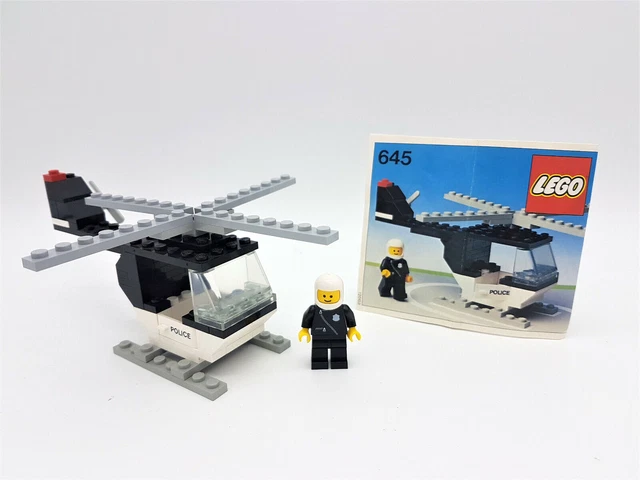 LEGO 645 POLIZEIHUBSCHRAUBER | Classic Town | inkl. Bauanleitung ...
