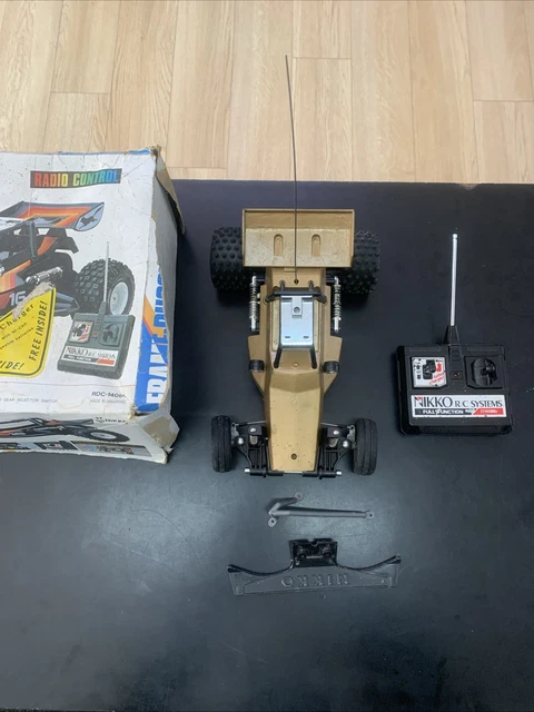 NIKKO FRAME BUGGY Black Fox 1/14 vintage retro rc car boxed £30.00 ...