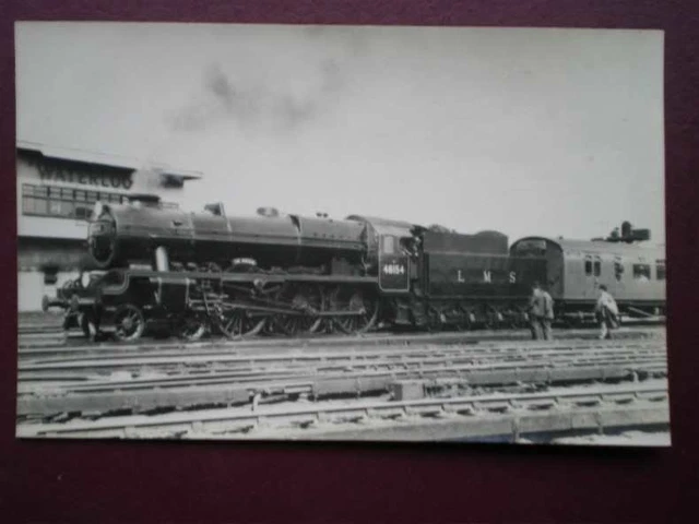 POSTCARD LMS CLASS 6P Loco No 46154 'The Hussar' At Waterloo £1.25 ...