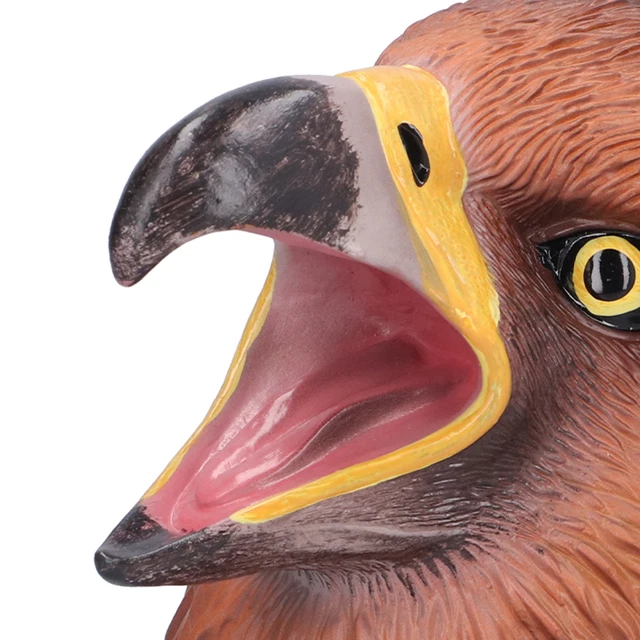 BALD EAGLE HAND Puppet Realistic Open Movable Mouth Interactive Bird ...