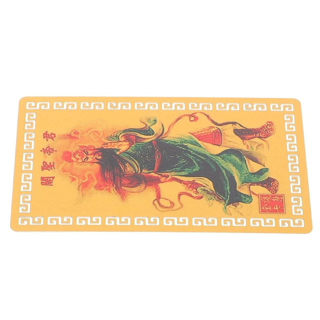 BUDDHA STATUE CARD Amulet Copper Cards Chinese Auspicious $15.71 ...