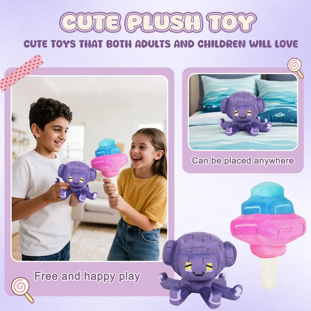 MIMIC OCTOPUS PLUSH Stuffed Toys Grow a Garden Candy Blossom Plush Doll ...