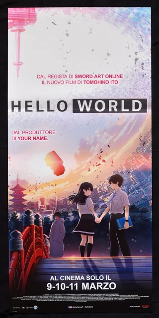 AFFICHE HELLO WORLD Tomohiko Ito Minami Hamabe Takumi Kitamura B88 EUR ...