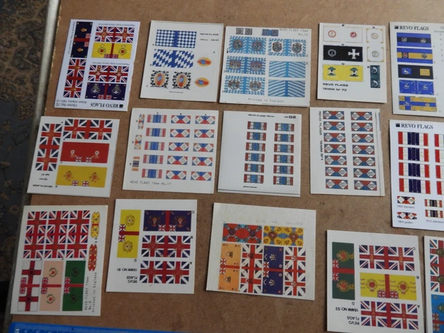 15MM REVO FLAGS for wargaming figures Napoleonic French British ect x18 ...