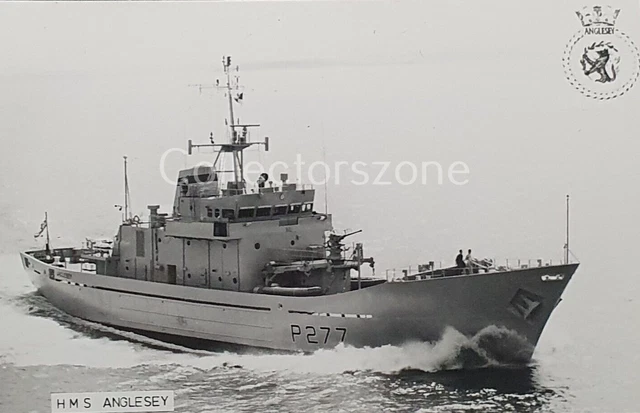 BRITISH ROYAL NAVY H.M.S Anglesey P277 Patrol vessel Ship Photograph 5 ...