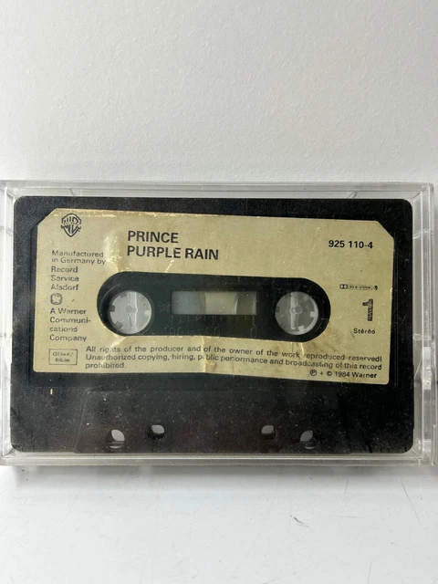PRINCE - PURPLE Rain (No Inlay) Audio Cassette Tape £14.99 - PicClick UK