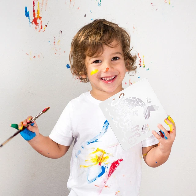 20 SHEETS SEA Creatures Stencil Reusable Stencils for Painting Plastic ...