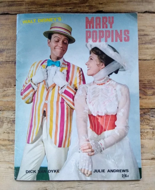 WALT DISNEY'S MARY POPPINS SHOWTIME SOUVENIR PROGRAM 1964 2/6d (2 ...