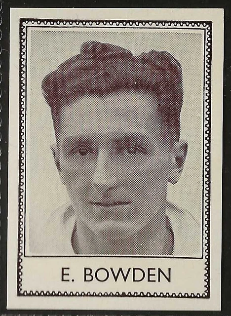 BARRATT-FAMOUS FOOTBALL (NUMBERED 1937/38/39)-#014c- ARSENAL - BOWDEN £ ...