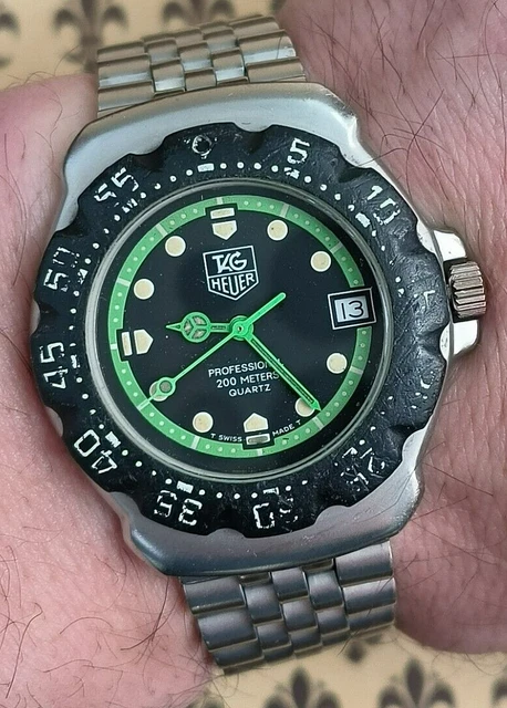 OROLOGIO TAG HEUER Formula 1 vintage watch anni 90 sport clock montre ...