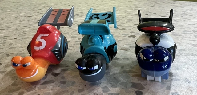 RARE RETRO DREAMWORKS Turbo Movie Snail Roller Racer Car Toy MATTEL (3 ...