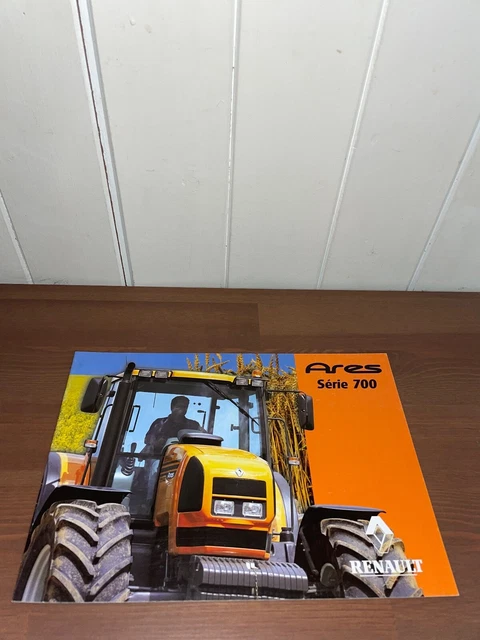 BROCHURE PROSPEKT PROSPECTUS TRACTEUR RENAULT ARES700 tractor-traktor-john deere EUR 4,99 ...