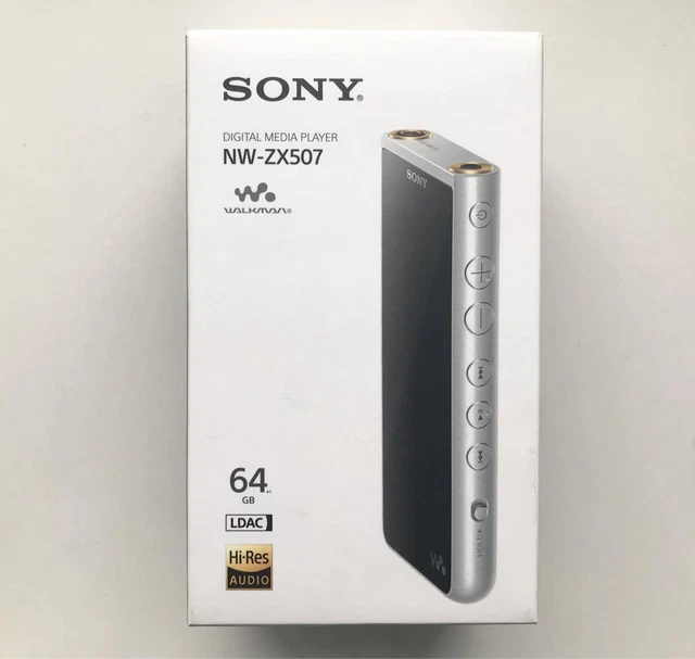 SONY WALKMAN 64 Go Hi-Res ZX Series Audio Player NW-ZX507 Silver ...