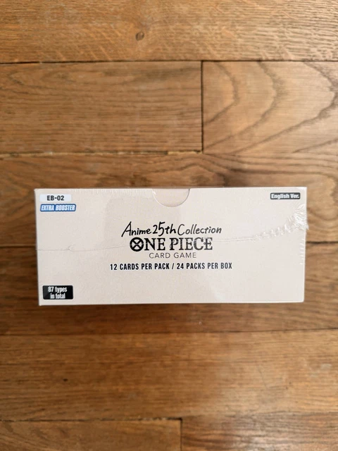 ONE PIECE TCG Display Booster Box Anime 25th Collection EB02 English ...