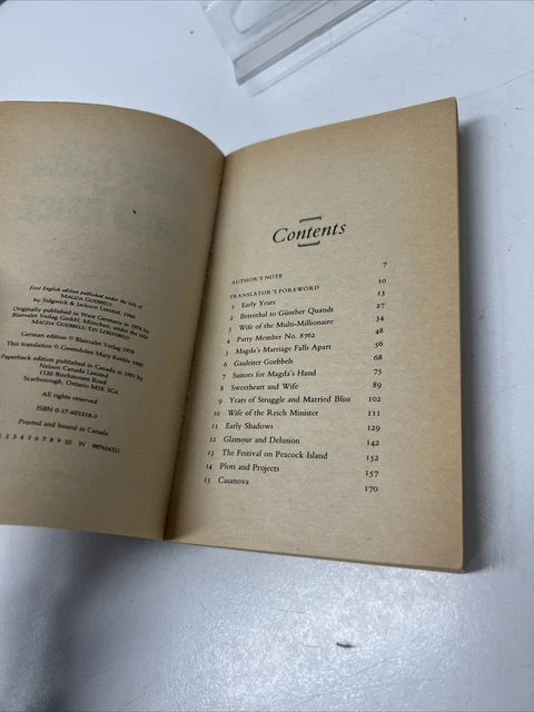 VINTAGE BOOK MAGDA Goebbels First Lady Of Third Reich Nazi Germany Ww2 ...