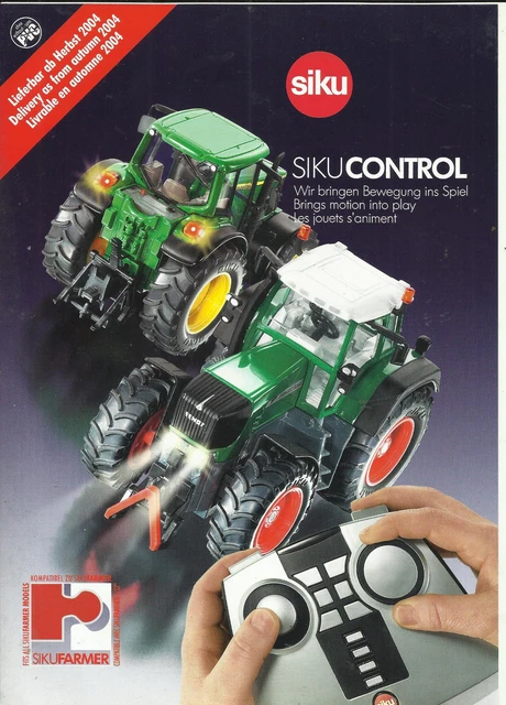 INFOBLATT/KATALOG SIKU CONTROL 2004 RC Modelltraktor in 1:32 EUR 1,00 ...