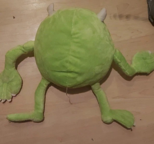 DISNEY STORE BIG Pixar Monsters Inc Mike Wazowski Plush Soft Toy Teddy ...