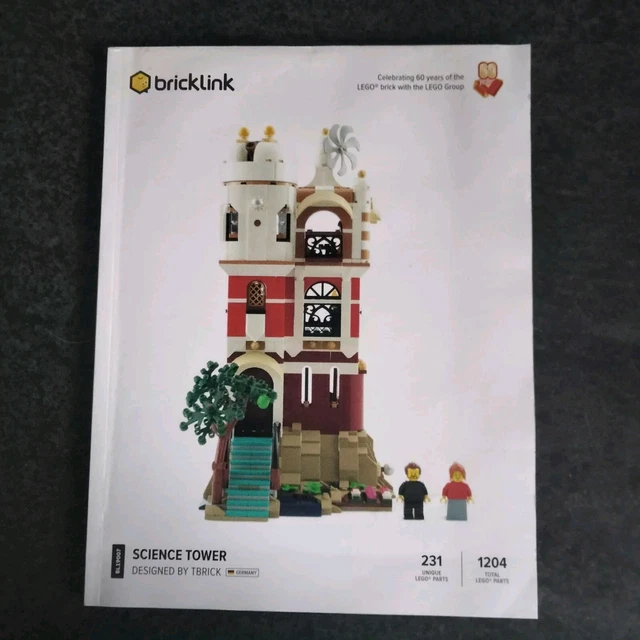 LEGO BRICKLINK SCIENCE Tower Instruction Manual Only $15.00 - PicClick AU
