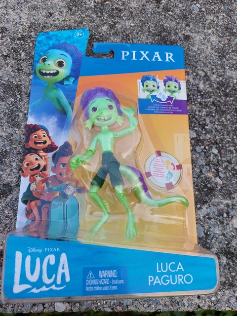 DISNEY PIXAR LUCA Sea Monster Luca Paguro 7" Color Change 7” Action ...