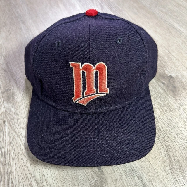 VTG SPORTS SPECIALTIES Minnesota Twins Fitted Hat 7 1/8 MLB Blue 100% ...