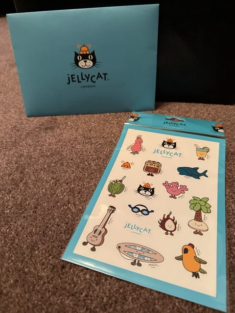 JELLYCAT BRAND NEW Sticker Sheet London Summer 2025 Rare £16.31 ...