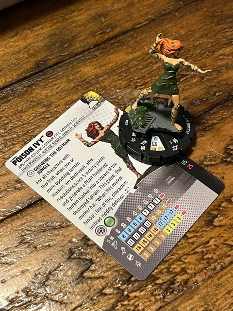 HEROCLIX DC POISON Ivy 052 Notorious Super Rare PAS EUR 8,76 - PicClick FR