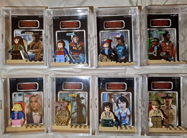 8 AUTHENTIC LEGO Stranger Things Complete Minifigure Set. 75810 Figures ...