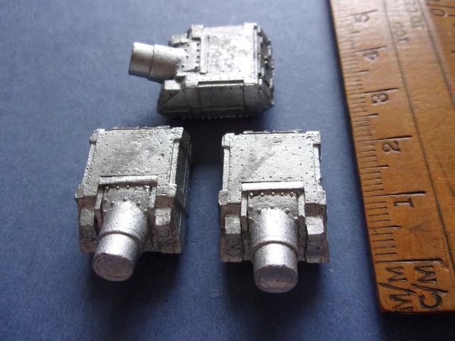 CITADEL GW EPIC 40k 6mm Scale Space Marine MK2 Vindicator Tanks X3 ...