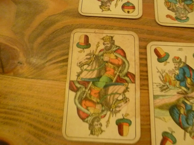 TRES ANCIEN JEU de 32 cartes vintage cards style aluette EUR 39,00 ...