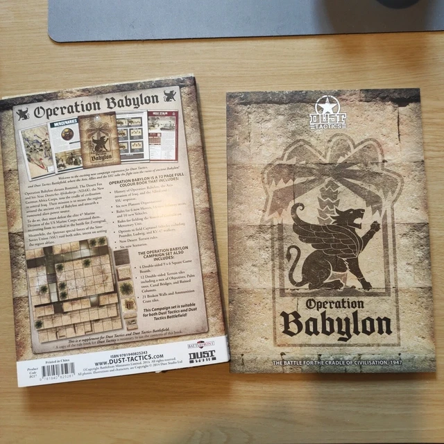 DUST TACTICS OPERATION Babylon Campaign Expansion/Rules Set £15.00 ...