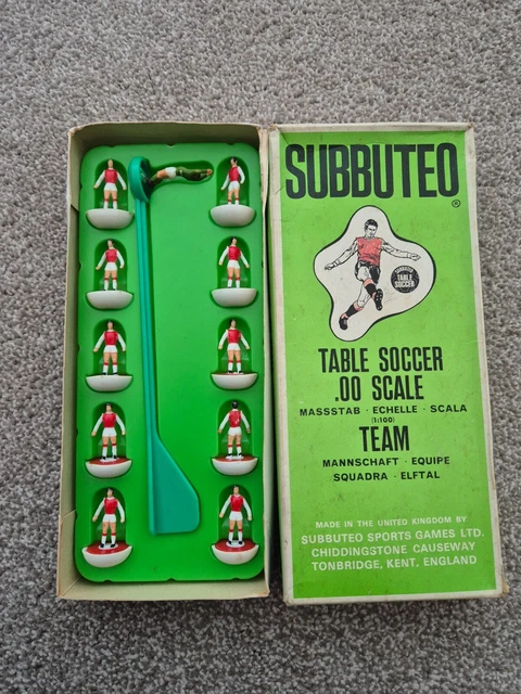 VINTAGE SUBBUTEO LW Lightweight Zombie Ref 16 Arsenal Complete Team Ref ...