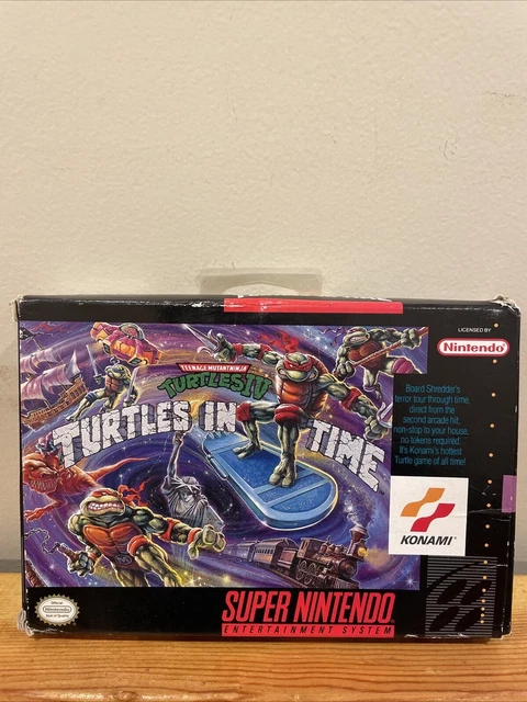 TEENAGE MUTANT NINJA Turtles IV: Turtles in Time Nintendo SNES, 1992 ...