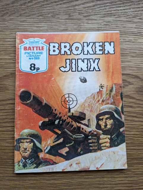 BATTLE PICTURE LIBRARY #869 BROKEN JINX 1974 Fleetway War comic books ...