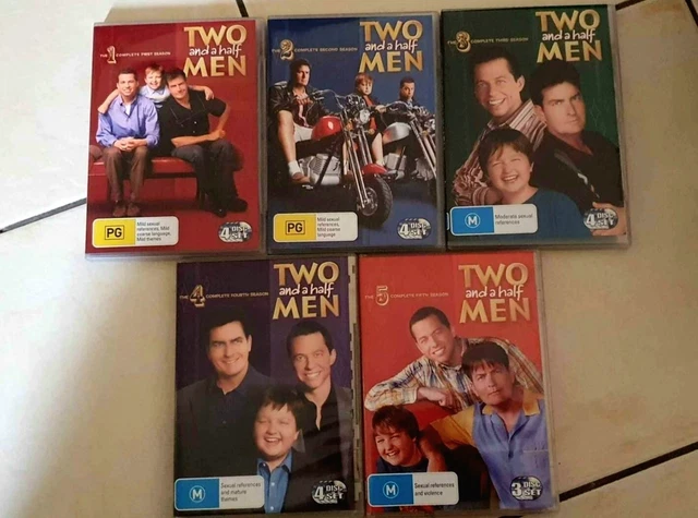 TWO AND A half Men DVD Collection. Seasons 1,2,3,4 & 5 $2.99 - PicClick AU