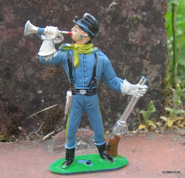 COMANSI FAR-WEST / Figurine Nordiste Us Cavalerie Clairon No Jecsan ...