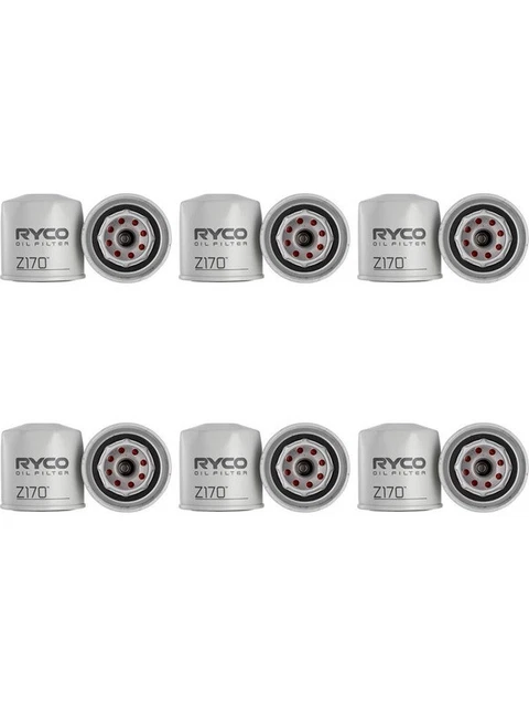 6 X RYCO Oil Filter Z170 fits PLYMOUTH CRICKET 91 L4 PETROL EUR 144,06 ...