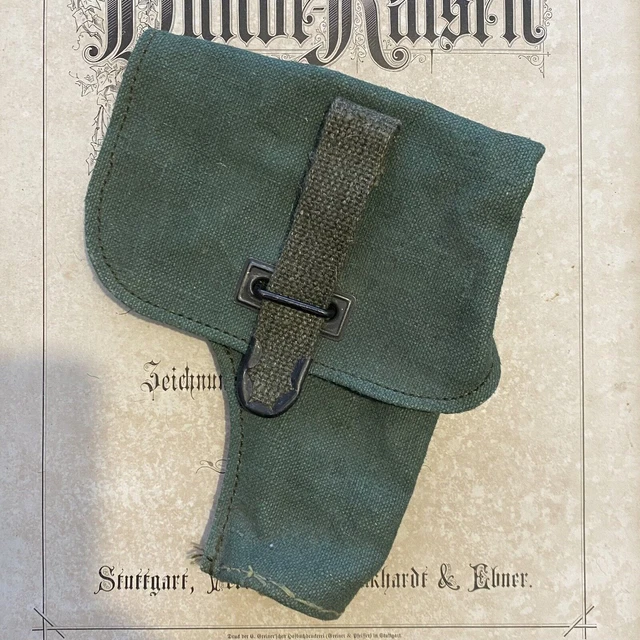 RARE FRENCH MILITARY Canvas Mab Pistol Holster Strap French Army ...