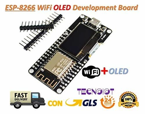 TECNOIOT ESP8266 ESP12F OLED NodeMCU WiFi WeMOS Development Board |Scheda (K4V) EUR 25,36 ...