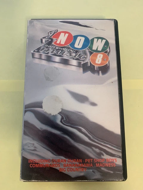 NOW THAT'S WHAT I call Music 8 VHS Video £37.99 - PicClick UK