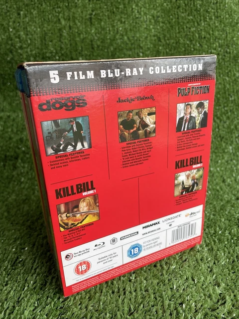 QUENTIN TARANTINO 5 Movie Film Collection Blu-ray Boxset (2011) Harvey ...