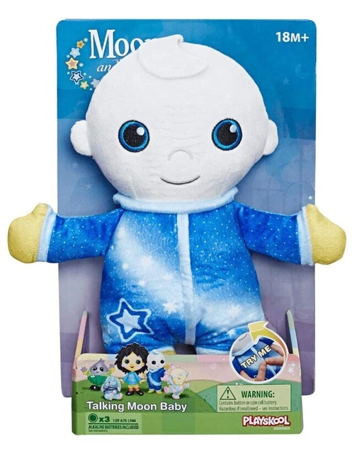 HASBRO CBEEBIES MOON & Me Talking Plush Cuddly Soft Toy Moon Baby £9.50 ...