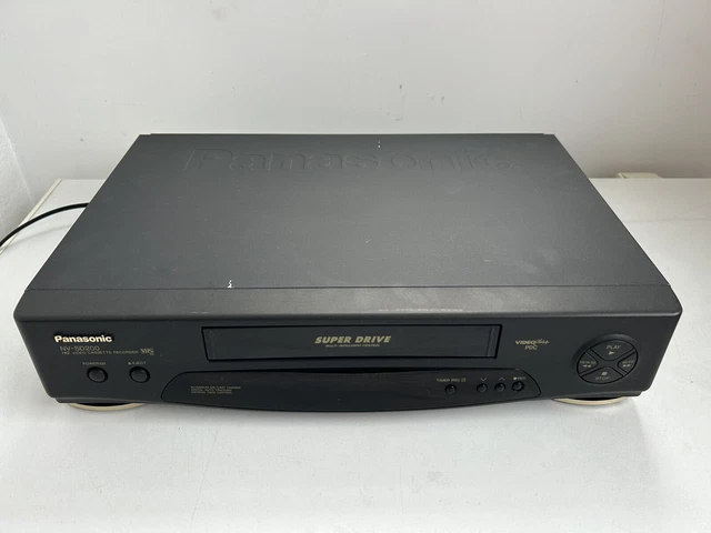 PANASONIC NV-SD200B VCR Video Player / Recorder Video Plus Super Drive ...