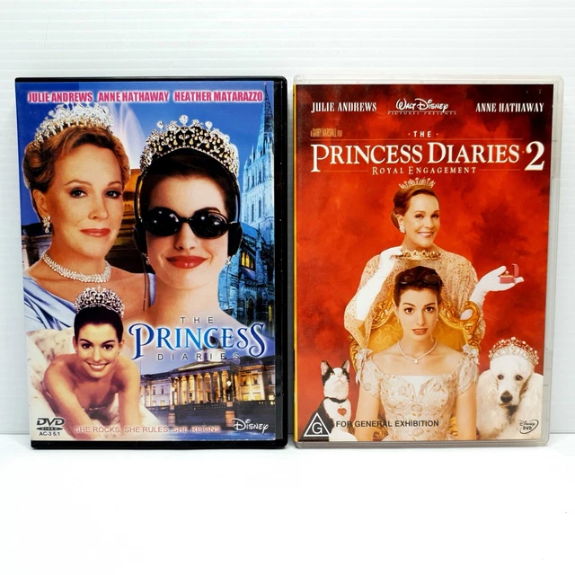 THE PRINCESS DIARIES 1 And 2 DVD Bundle Lot Region 4 Disney Comedy ...