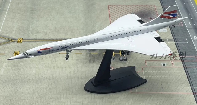 1:200 WLTK BRITISH AIRWAYS CONCORDE Passenger Plane Diecast Aircraft ...