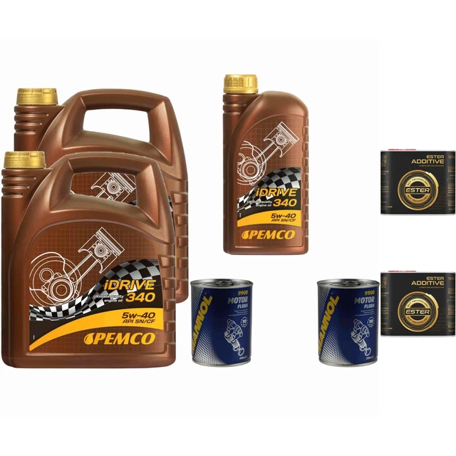 9L PEMCO IDRIVE 340 5W-40 huile moteur Api Sn / Cf Acea A3/B4 Incl ...