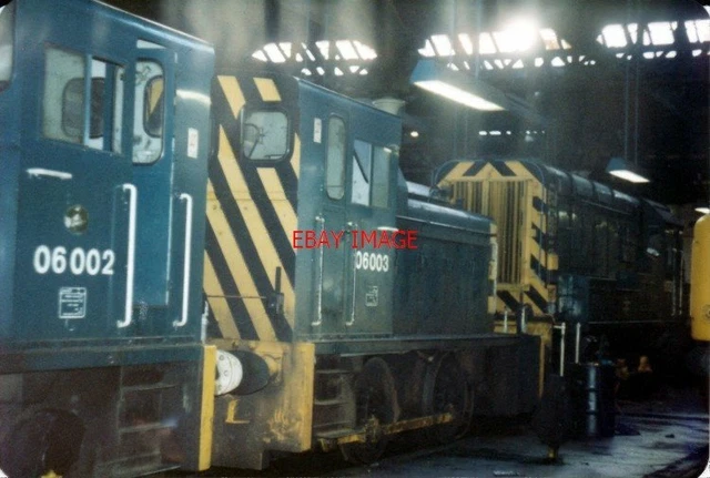 (2) PHOTO Class 06 Shunter 06002 06003 & 08762 At Dundee Mpd 31/1/1981 ...