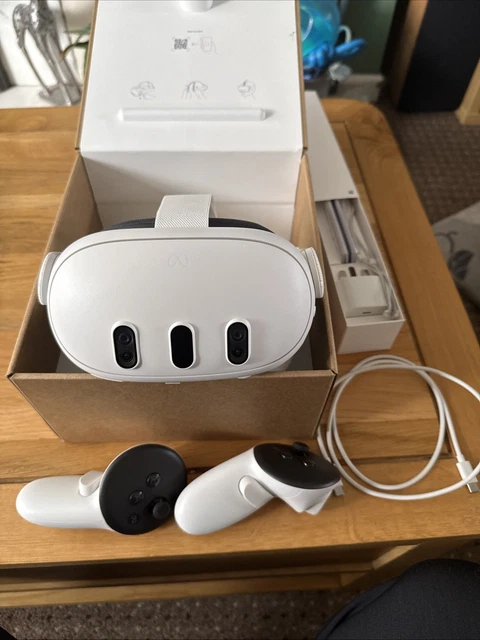 META QUEST 3 Standalone VR Headset 512GB with Box and Accessories Good ...