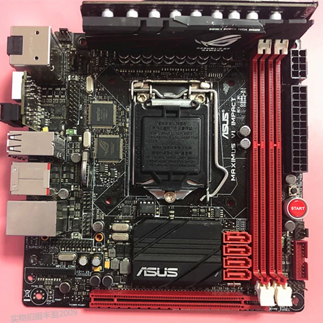 ASUS MAXIMUS VI Impact Motherboard Intel Z87 Lga 1150 Mini-Itx Ddr3 £ ...