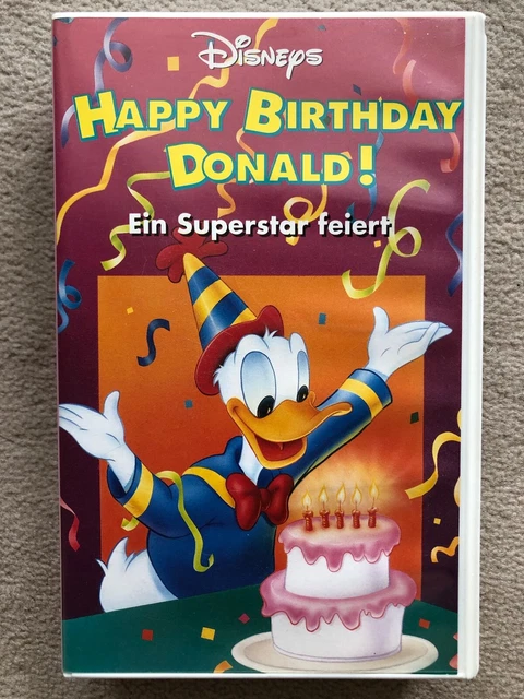 DISNEYS &HAPPY BIRTHDAY Donald!" Ein Superstar feiert. VHS Video ...